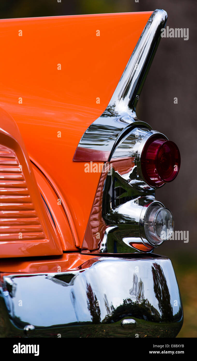 1961 Studebaker Hawk rear end tail light detail Stock Photo - Alamy