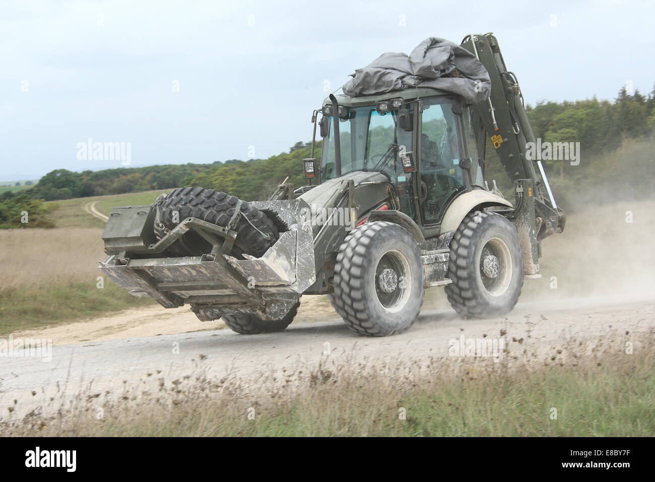 British Army JCB 436Eht wheel loading shovel Stock Photo - Alamy