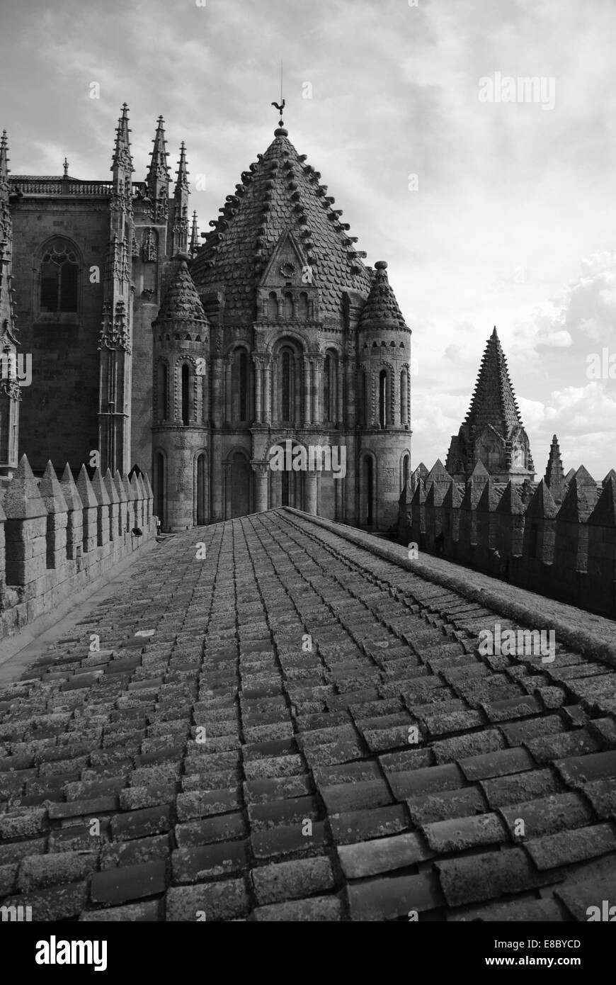 Medieval Stone Cathedral in Barcelona Stock Photo - Alamy