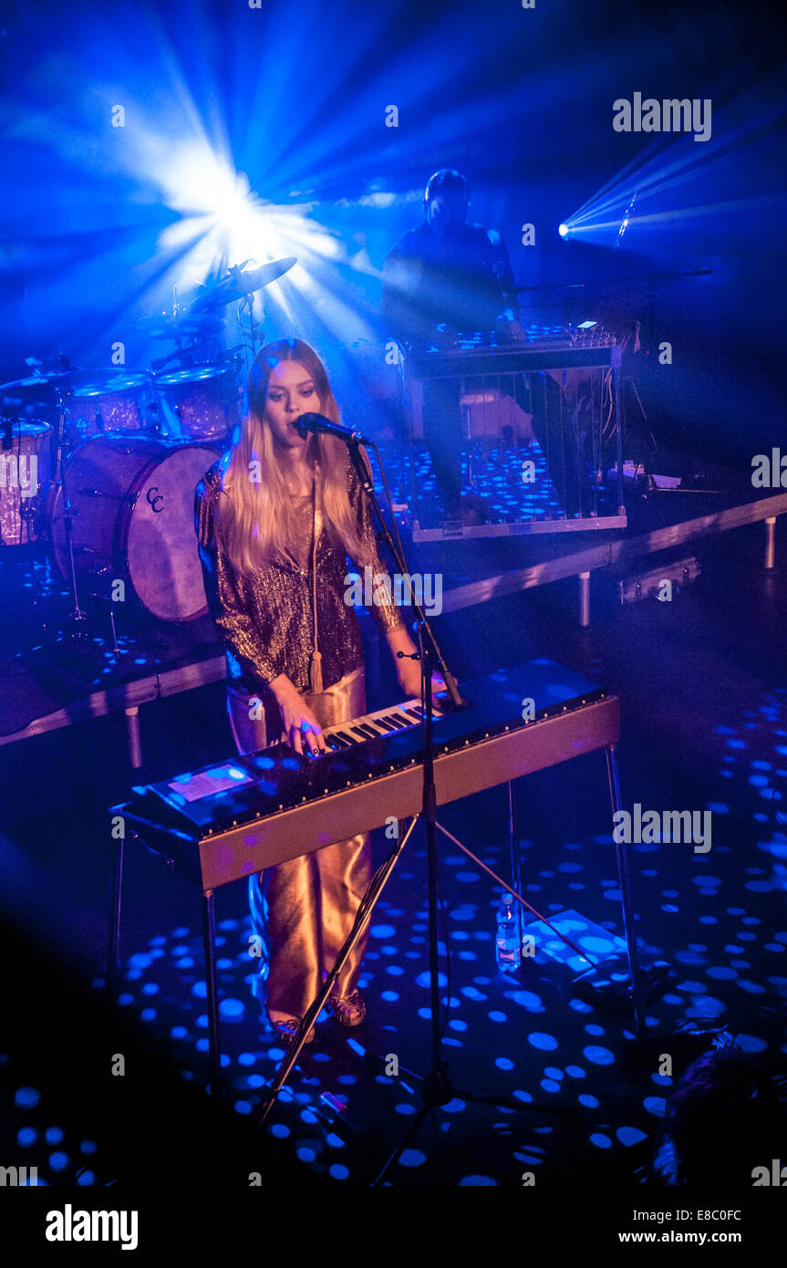 Johanna Söderberg of First Aid Kit live at concert Stock Photo - Alamy