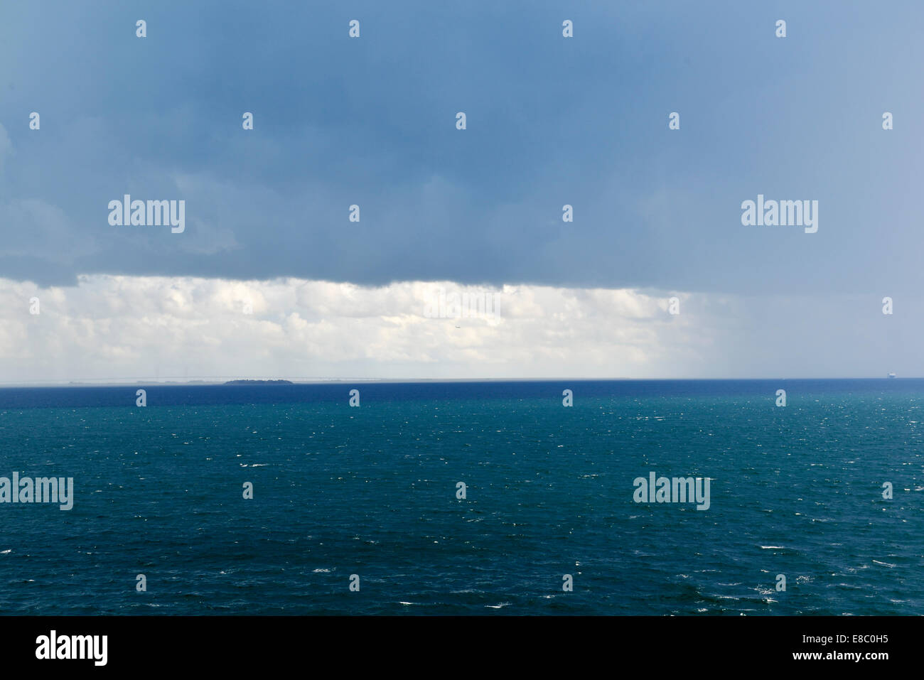 Baltic Sea Squall Line, View from Copenhagen Ferry to Oslo, Norway ...