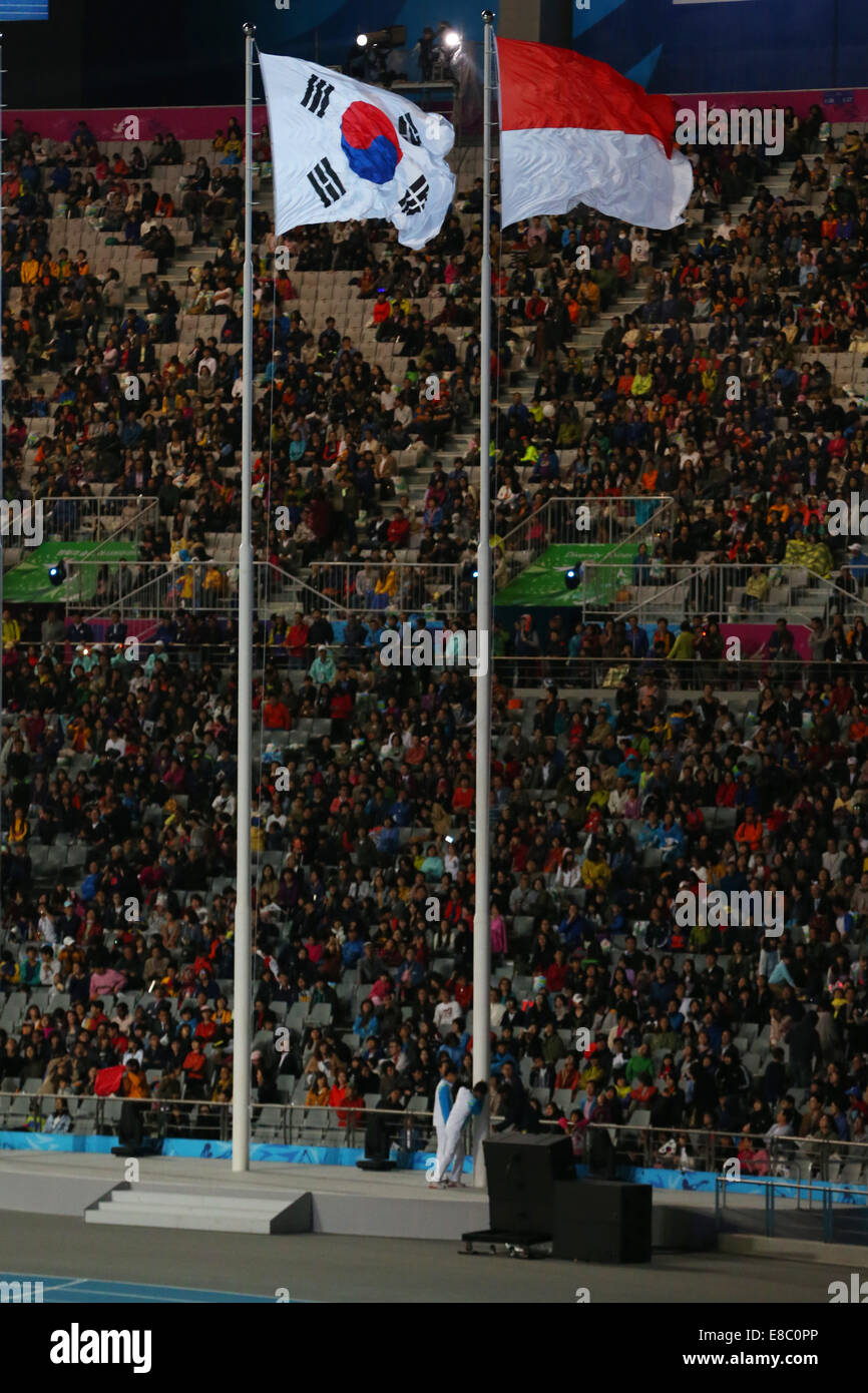 Incheon, South Korea. 4th Oct, 2014. General View Closing Ceremony ...