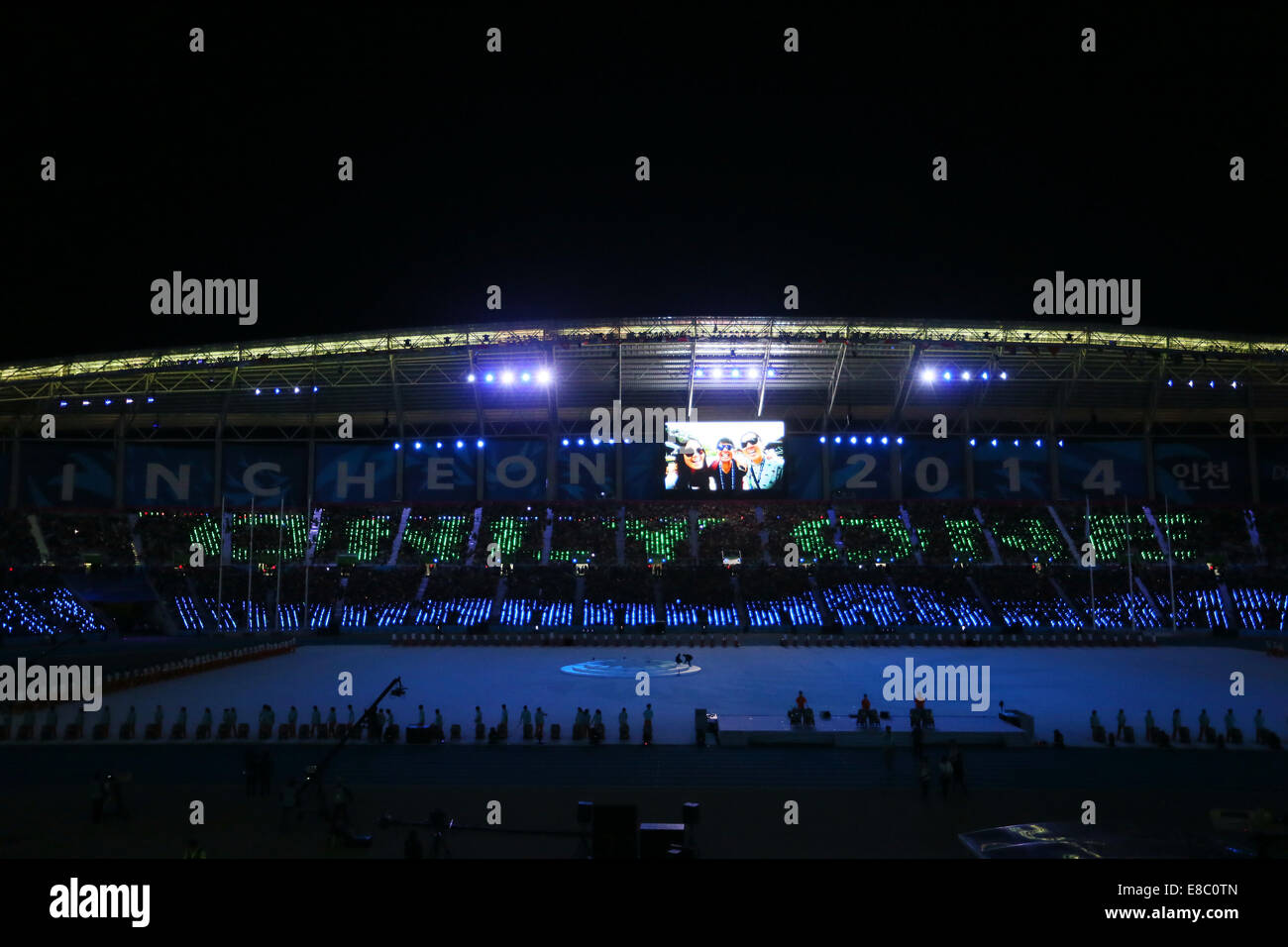 Incheon, South Korea. 4th Oct, 2014. General view of Closing Ceremony ...