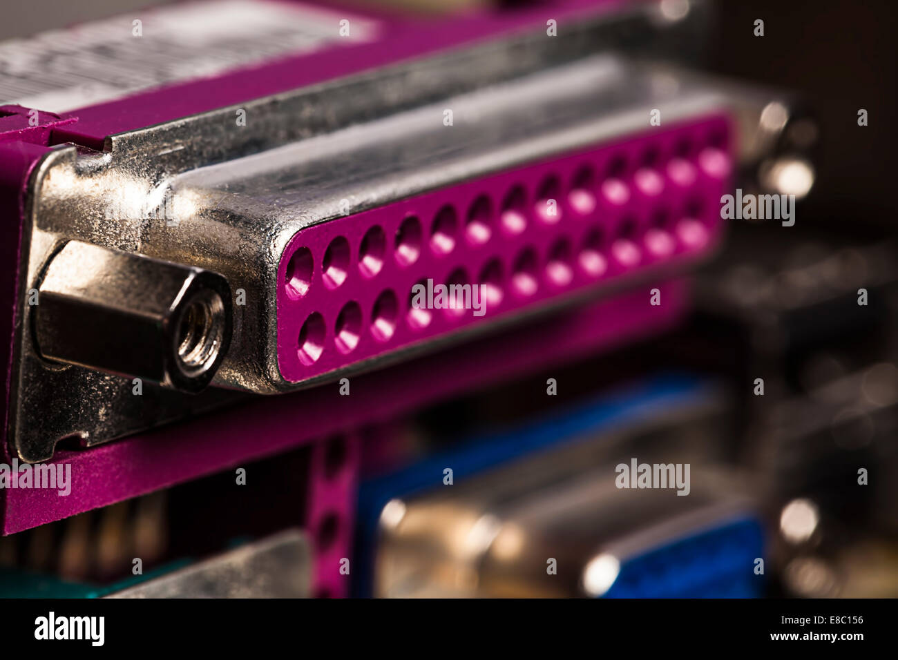 Motherboard port, D-sub Stock Photo - Alamy