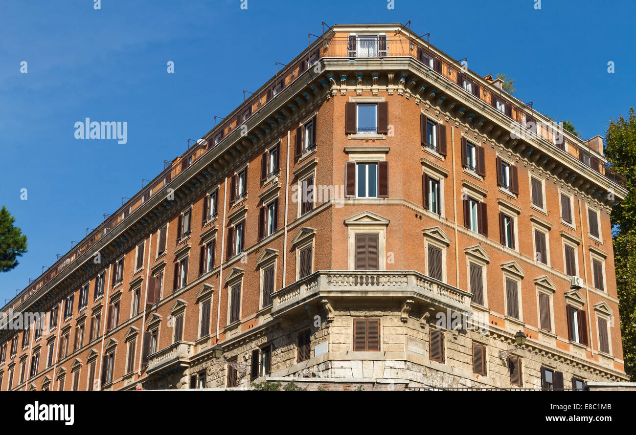 Old Building Rome Italy Stock Photo - Alamy