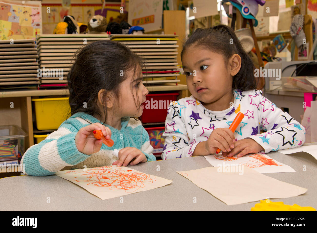 Kindergarten classroom hi-res stock photography and images - Alamy