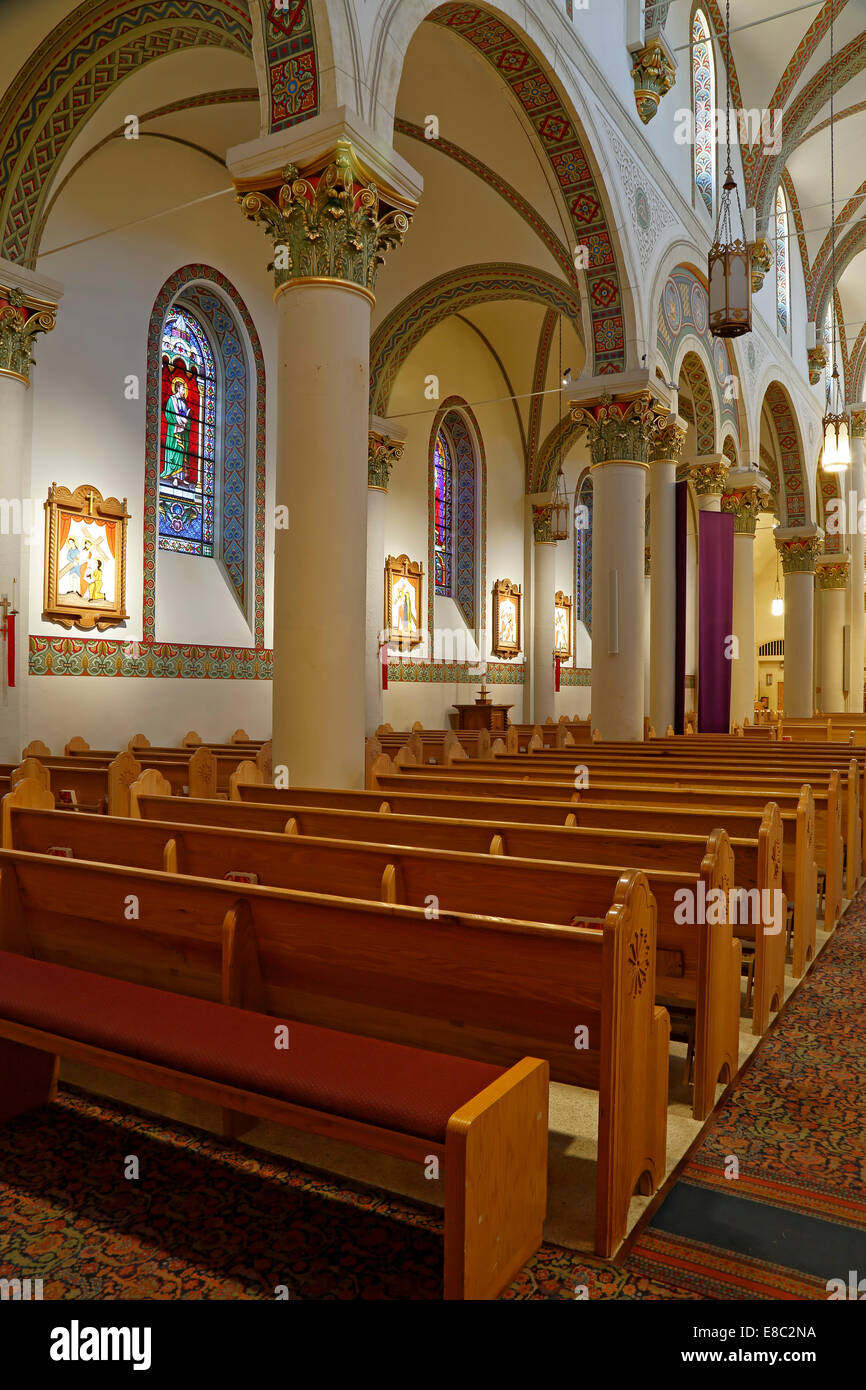 Interior, Cathedral of St. Francis of Assisi (1886) (Santa Fe Cathedral ...