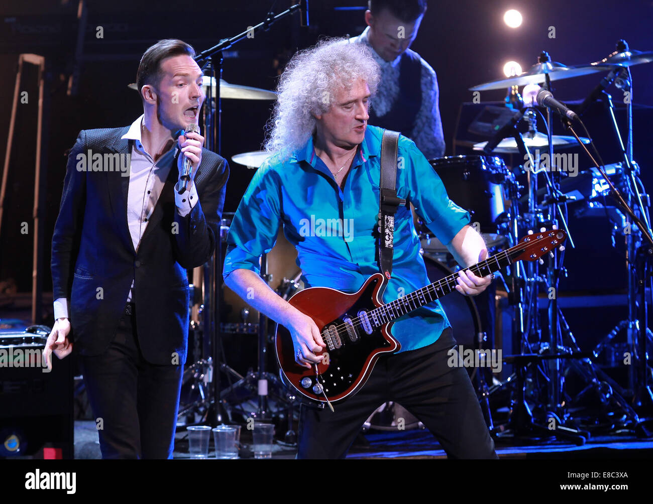 Brian May and Kerry Ellis perform at City Rocks at the Royal Albert ...