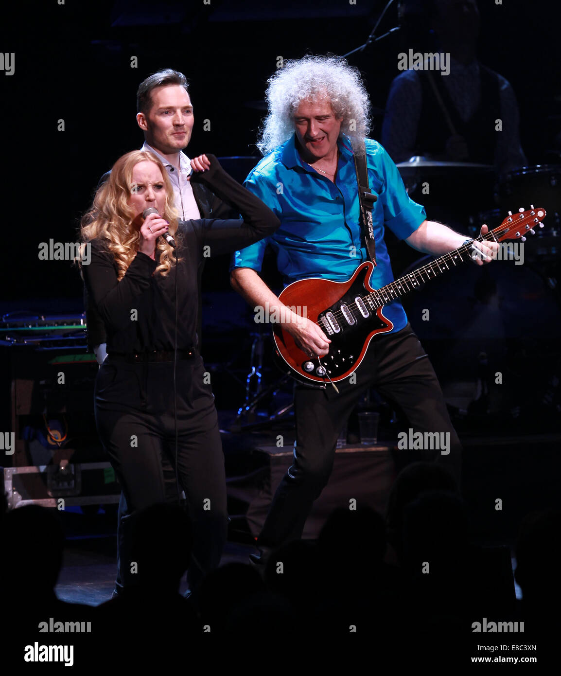 Brian May and Kerry Ellis perform at City Rocks at the Royal Albert ...