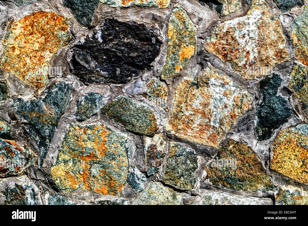 Background wall decorative made from mountain stone Stock Photo - Alamy