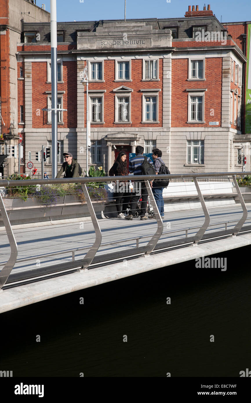 Rosie Hackett Bridge, Dublin, Ireland Stock Photo - Alamy