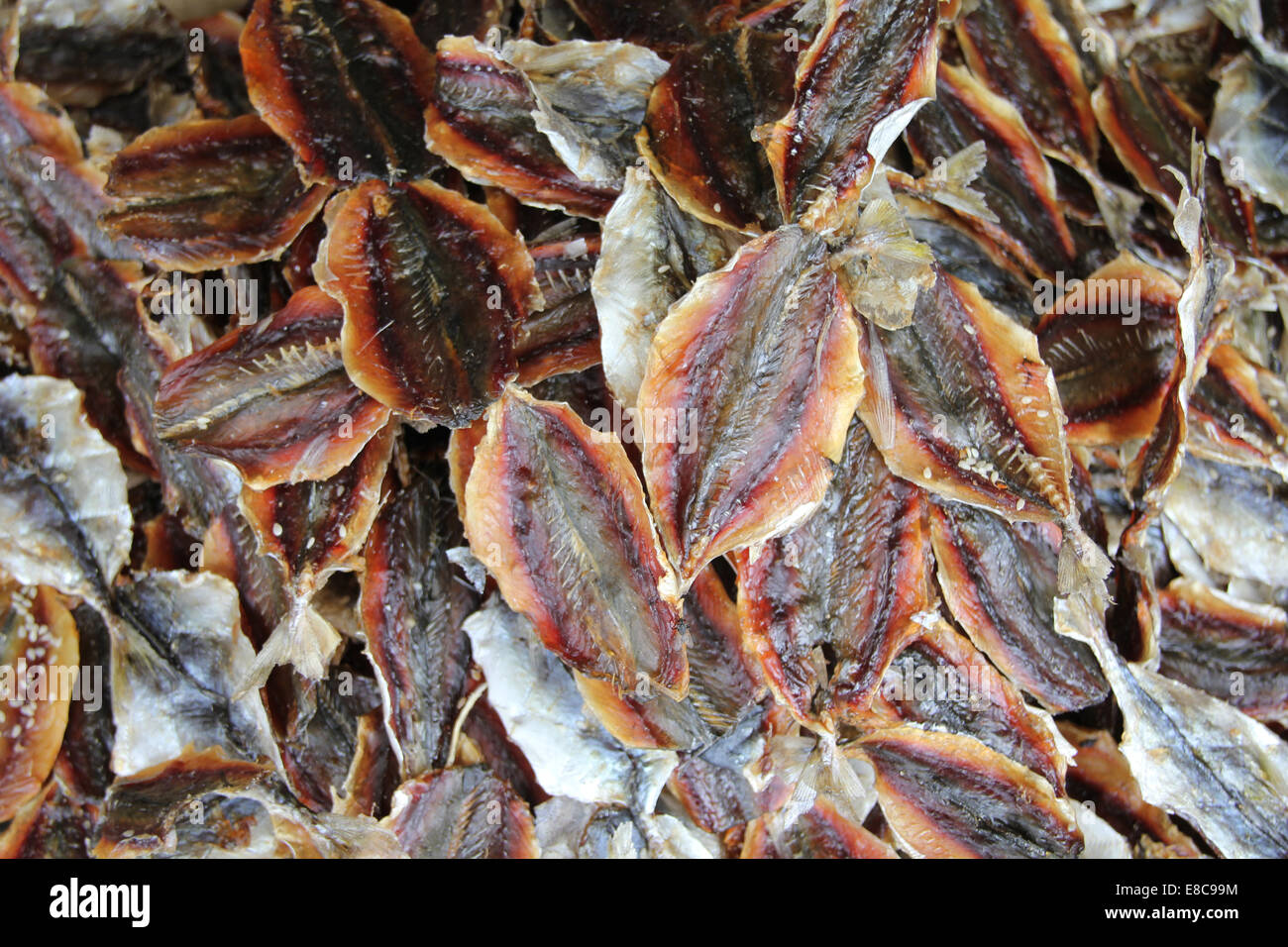 Dry fish on Bangkok market Stock Photo - Alamy