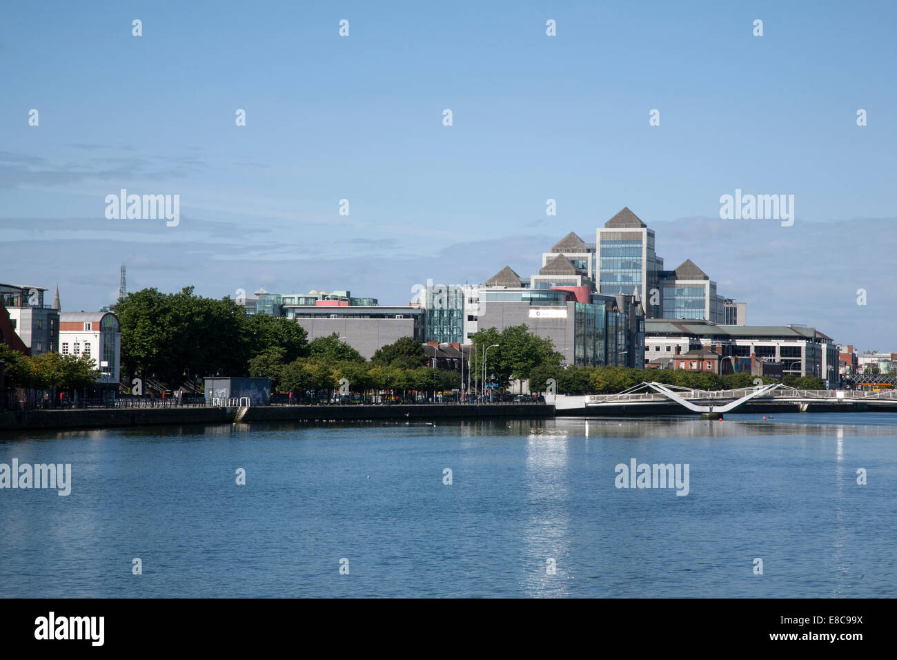 River Liffey; Docklands; Dublin; Ireland Stock Photo - Alamy