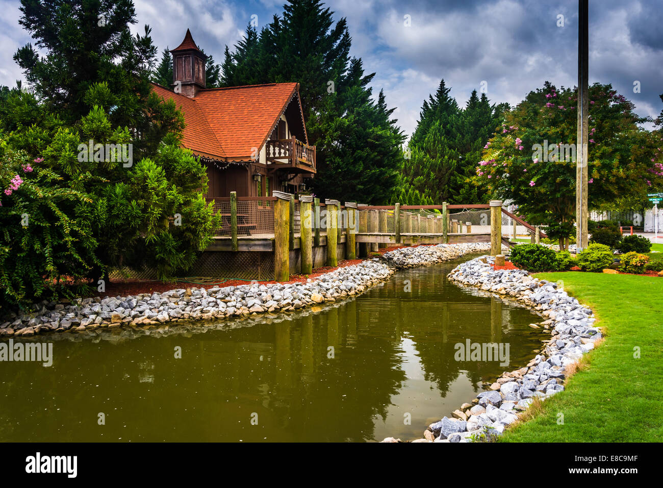 Alpine Architecture In Helen Georgia Stock Photos & Alpine Architecture ...