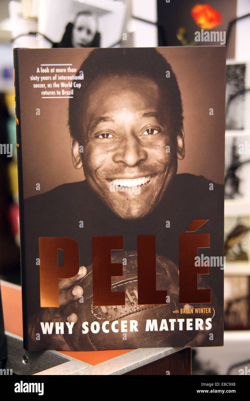 Brazilian soccer legend Pele presents his new book 'Why Soccer Matters ...