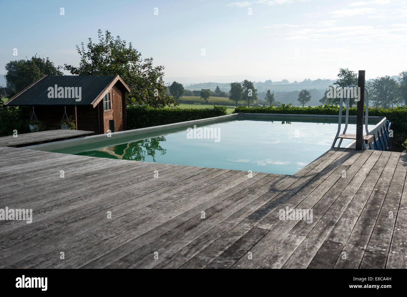 Pool wood hi-res stock photography and images - Alamy