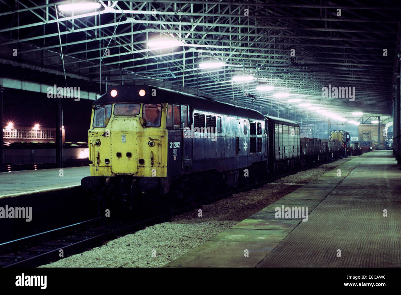 diesel locomotive class 31 number 31292 at rugby station in 1988 Stock ...