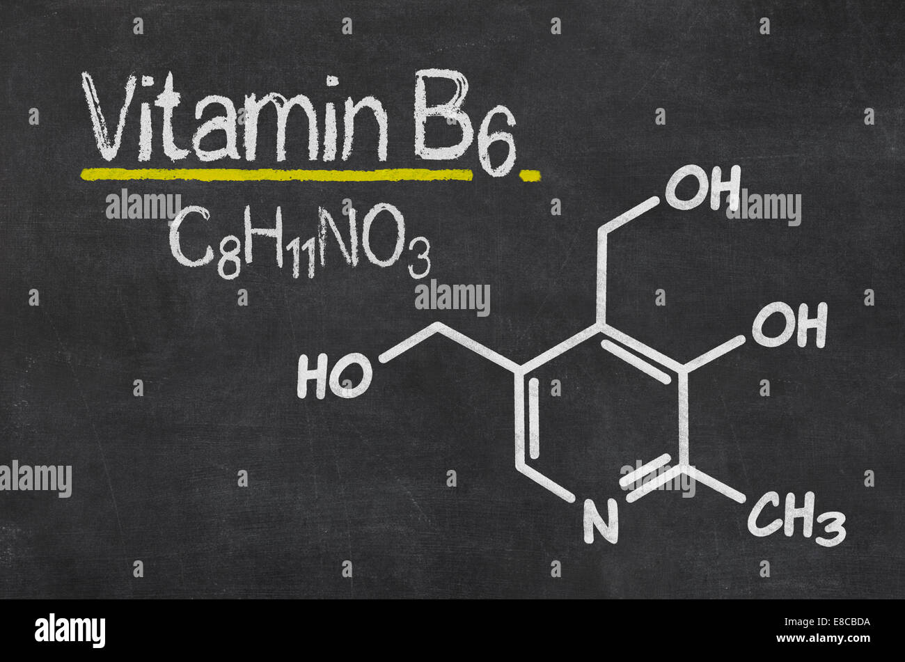 Vitamin b6 molecule chemical formula hi-res stock photography and ...