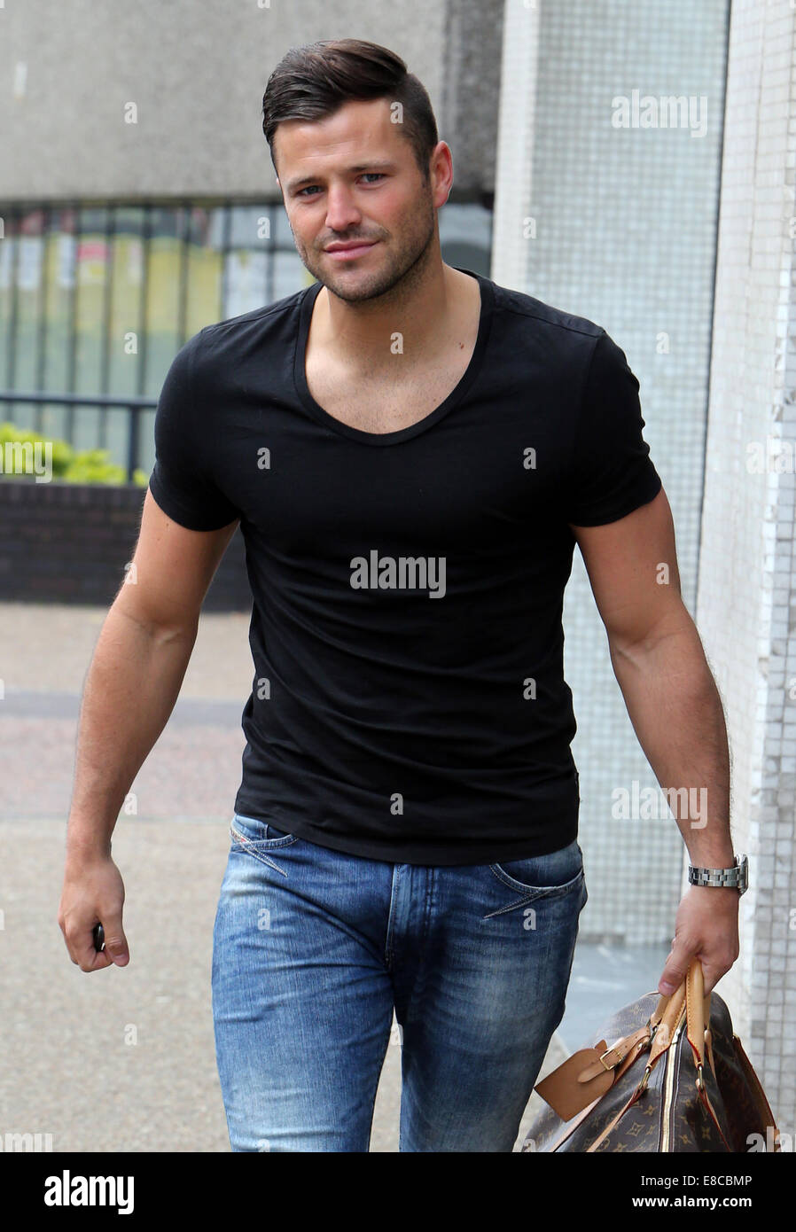Mark Wright outside the ITV studios Featuring: Mark Wright Where ...