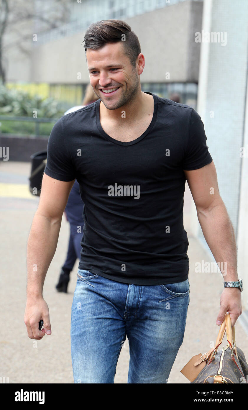 Mark Wright outside the ITV studios Featuring: Mark Wright Where ...