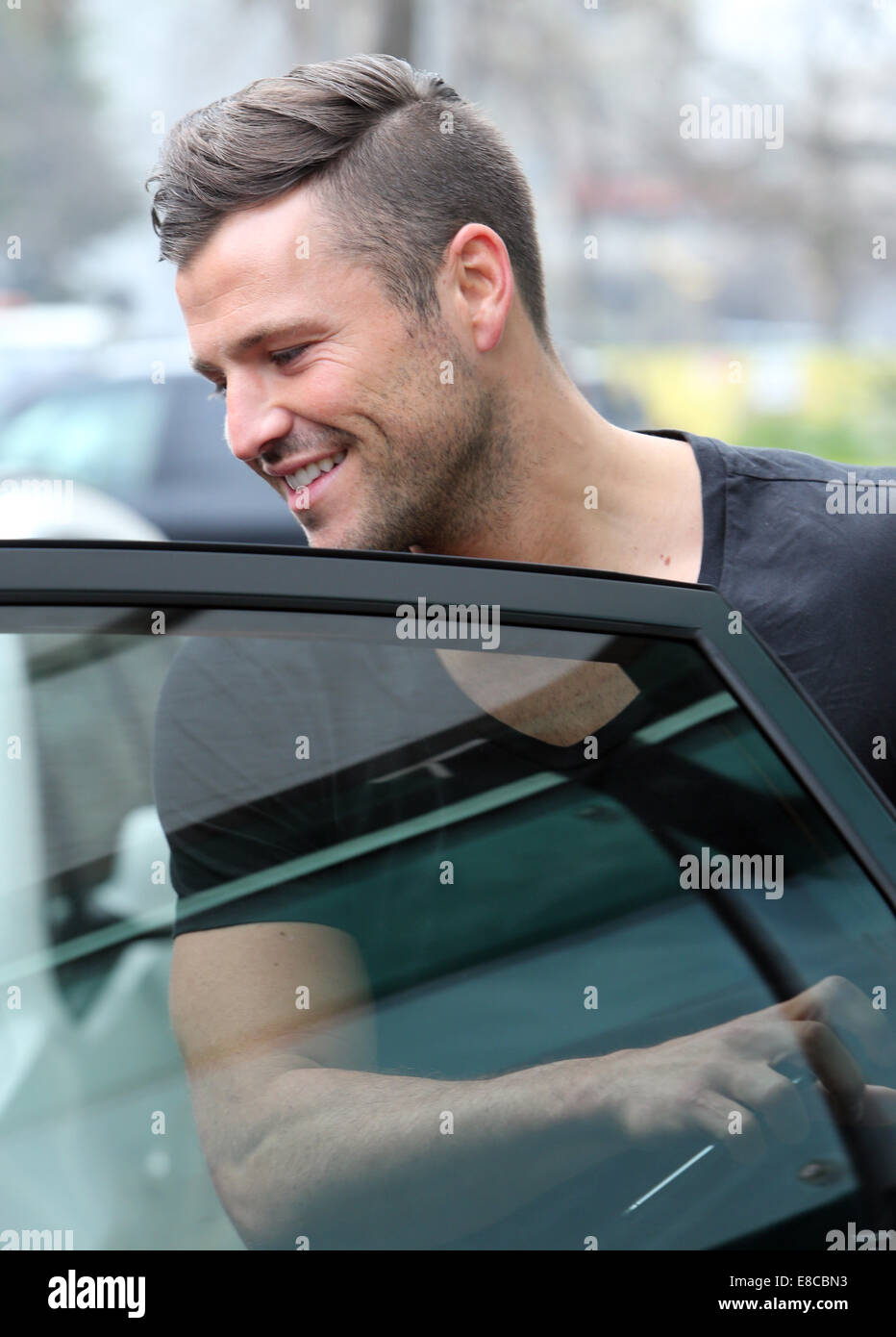 Mark Wright outside the ITV studios Featuring: Mark Wright Where ...