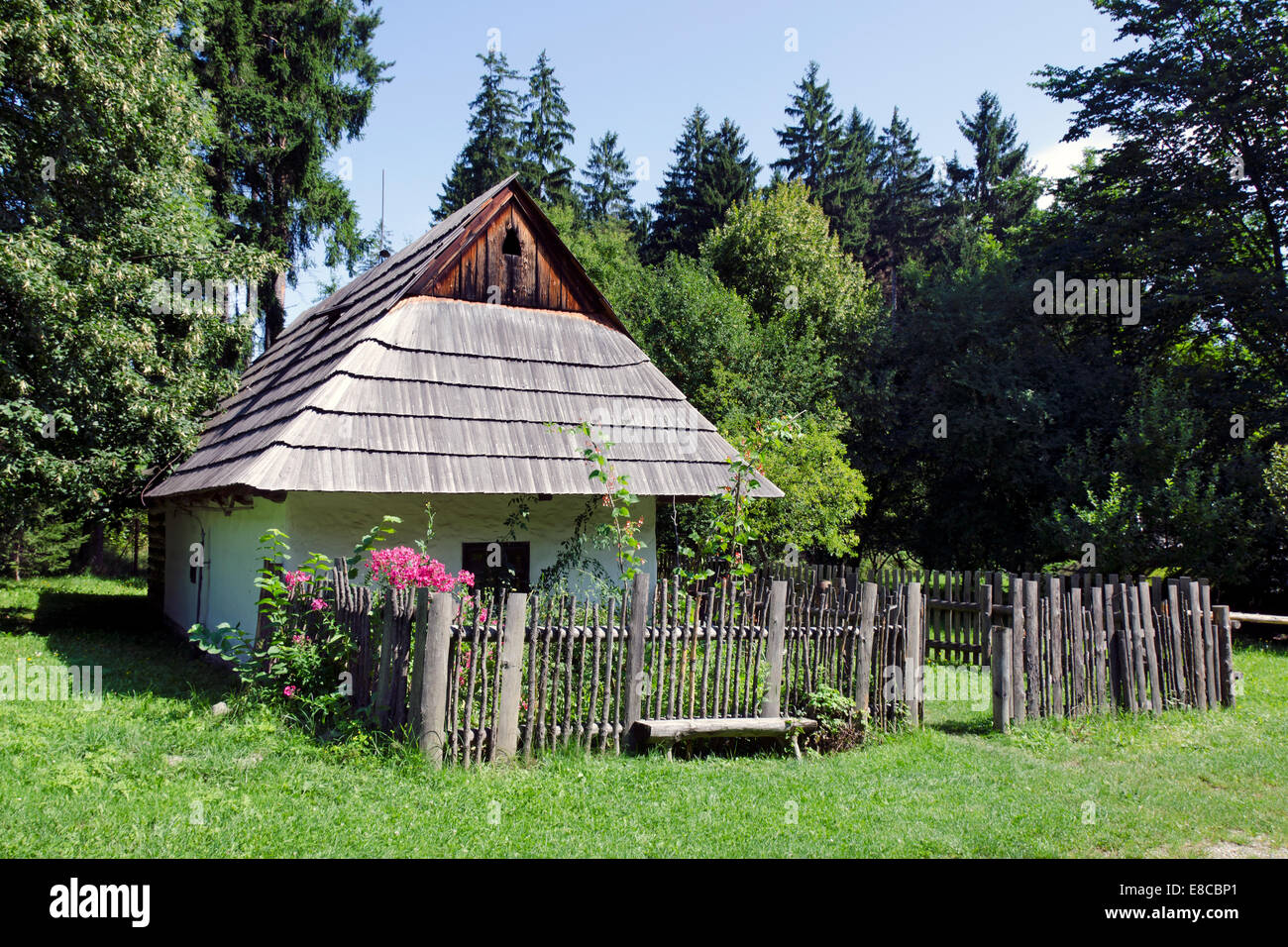 The wooden house Stock Photo - Alamy