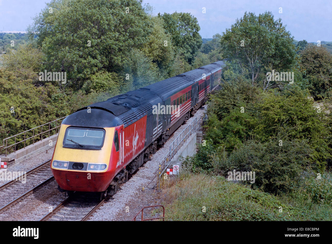 virgin trains class 43 high speed train diesel locomotive number 43160 ...