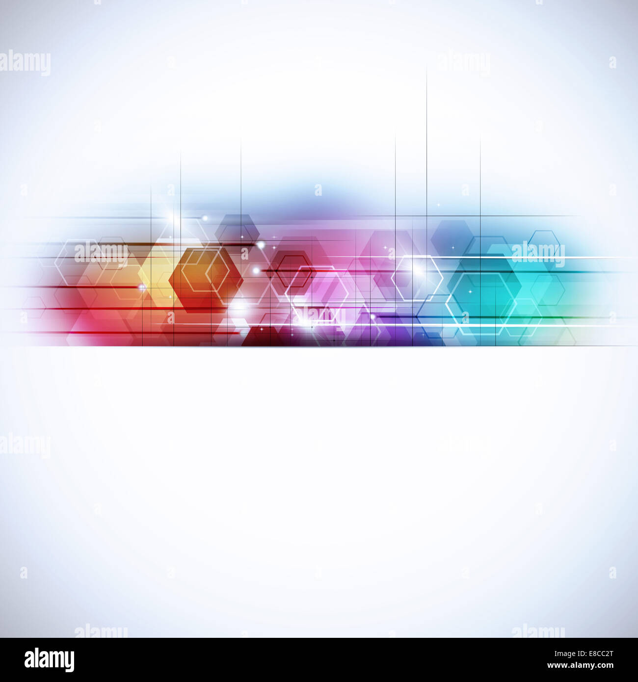 abstract technology geometric concept multicolor business background ...