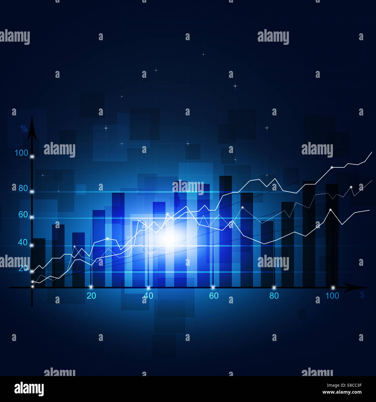 Stock connection blue hi-res stock photography and images - Alamy