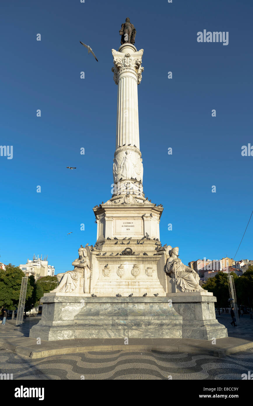 King pedro iv column hi-res stock photography and images - Alamy