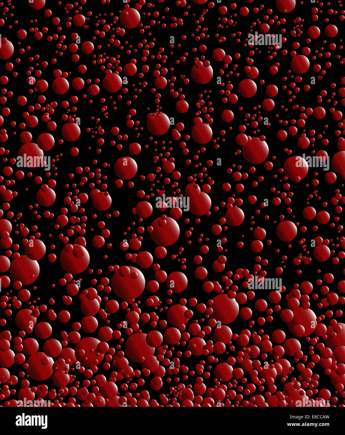 Bubbles rising in a root beer or cola type drink Stock Photo - Alamy