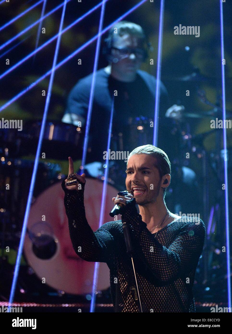 Erfurt, Germany. 5th Oct, 2014. The German band Tokio Hotel perform ...
