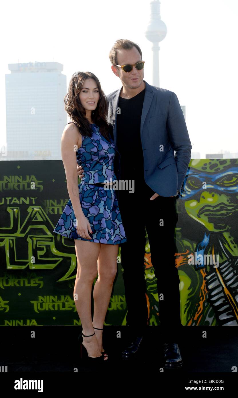 Berlin, Germany. 05th Oct, 2014. American actress Megan Fox and ...