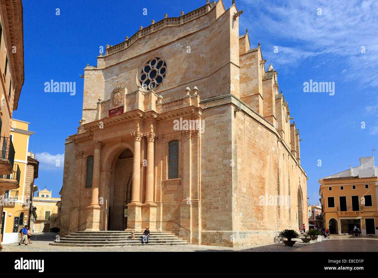 Cathedral de Menorca, Ciutadella, Minorca, Spain Stock Photo - Alamy