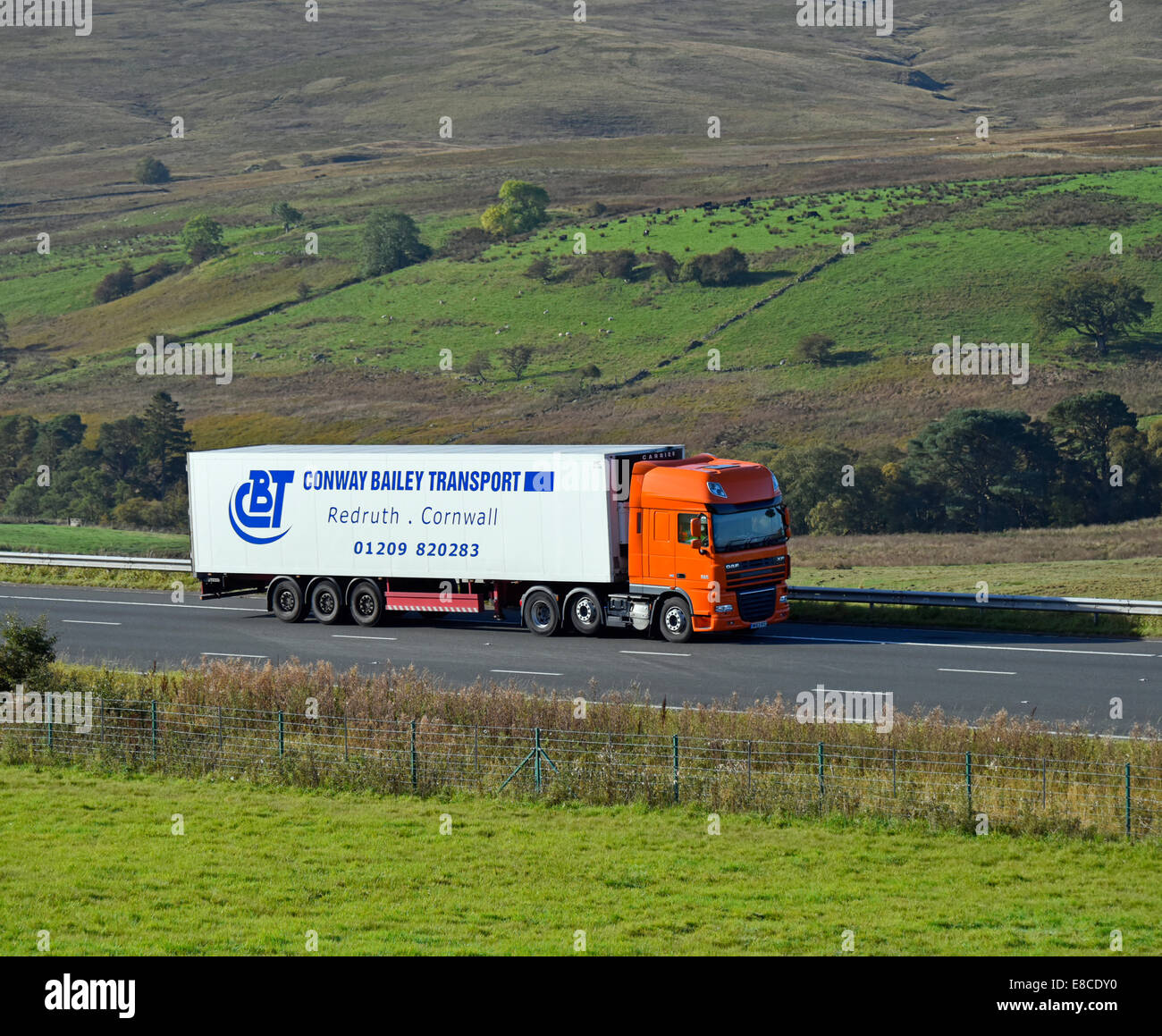 Conway Bailey Transport, Redruth, Cornwall, HGV. M6 Motorway ...