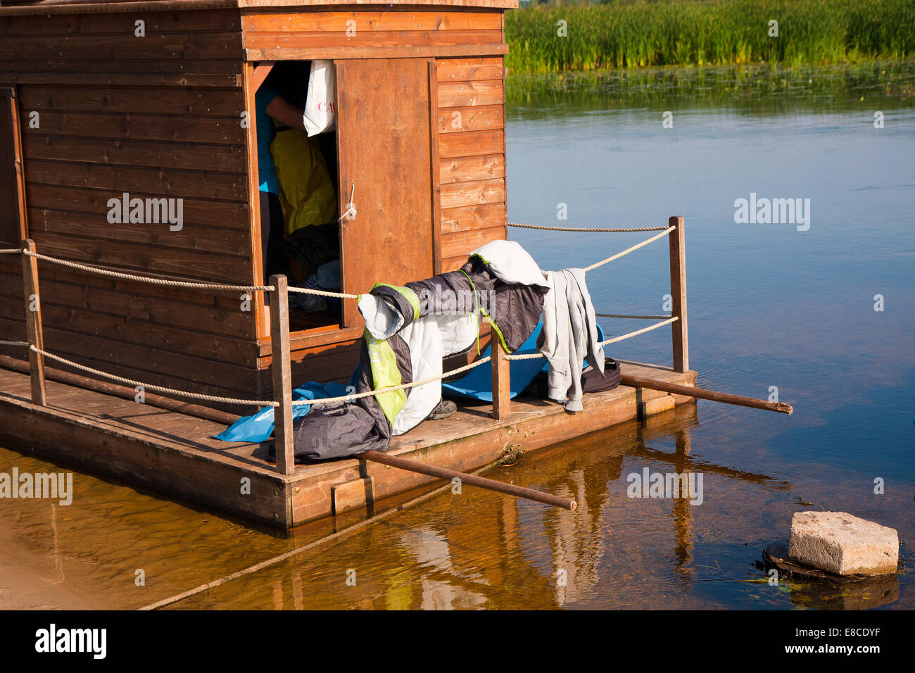 Local way of fish transportation Stock Photo - Alamy