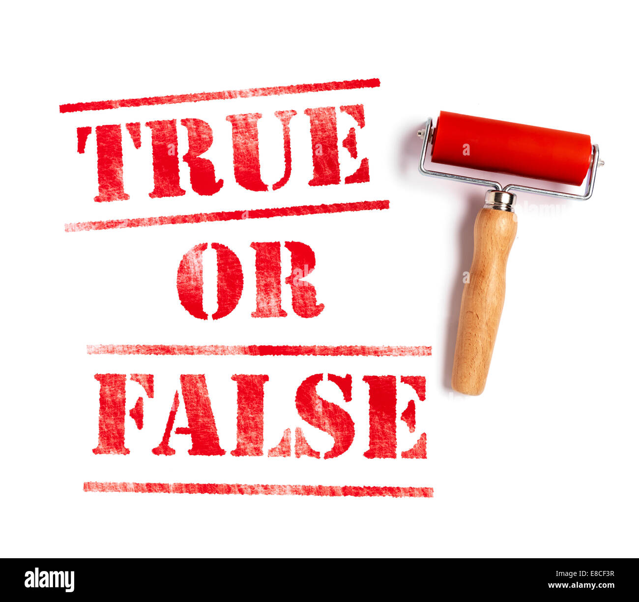 True Or False Stamp