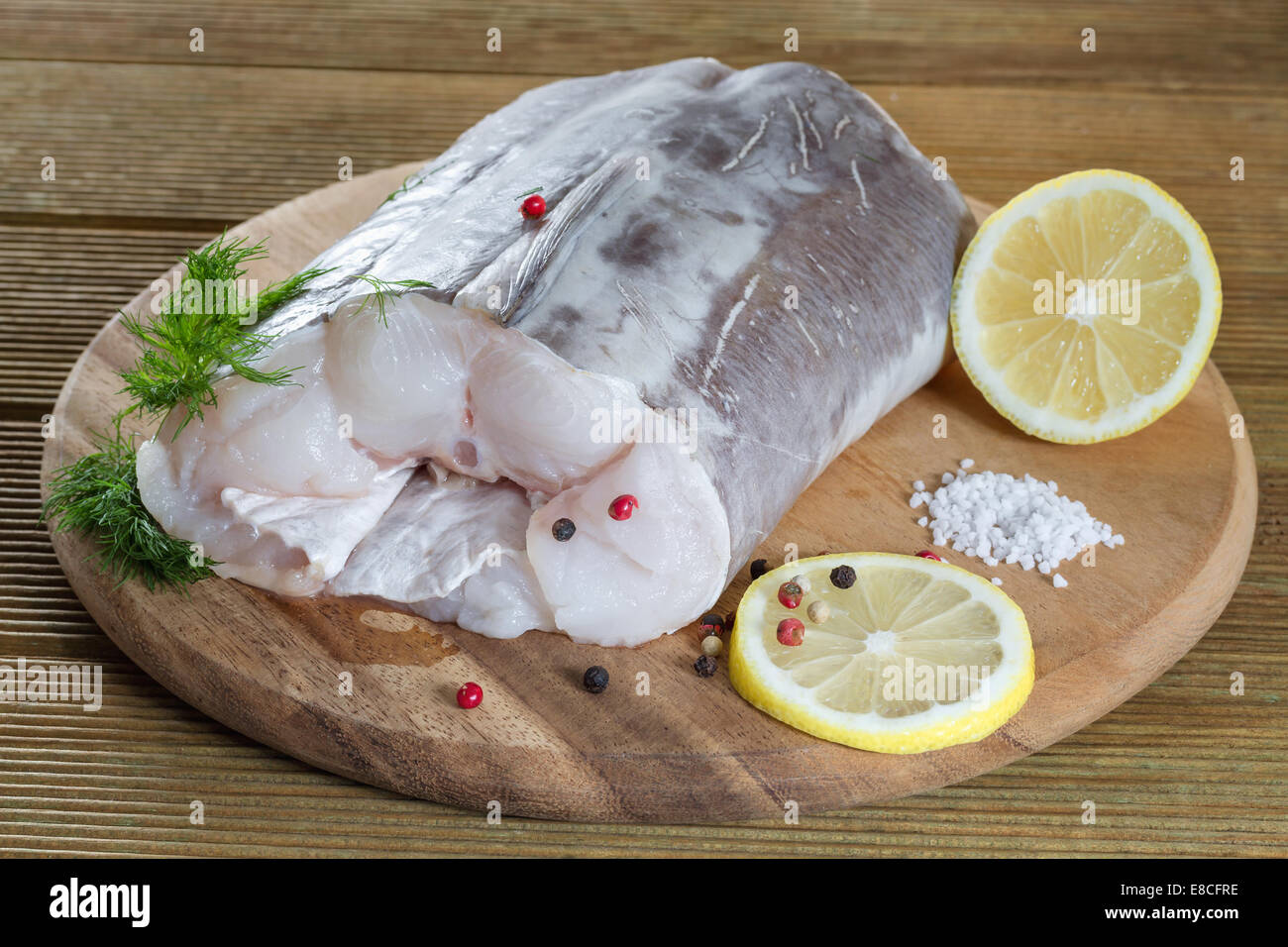Eel fillet with spices Stock Photo - Alamy