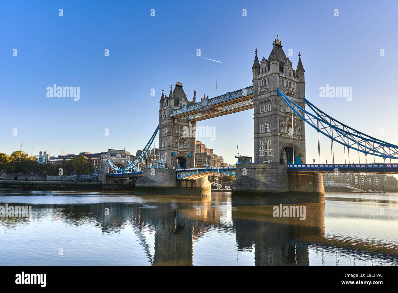 The bridge consists of two bridge towers hi-res stock photography and ...