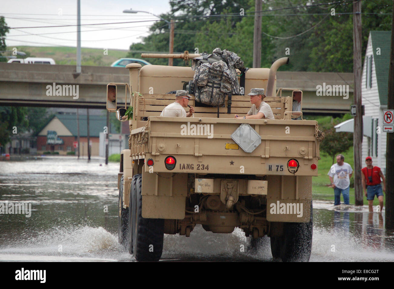 A photo of the Army National Guard in Cedar Rapids, Iowa, showcasing ...