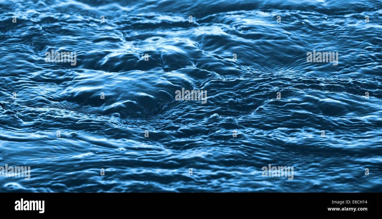 Dark blue flowing river water surface, background photo texture Stock ...