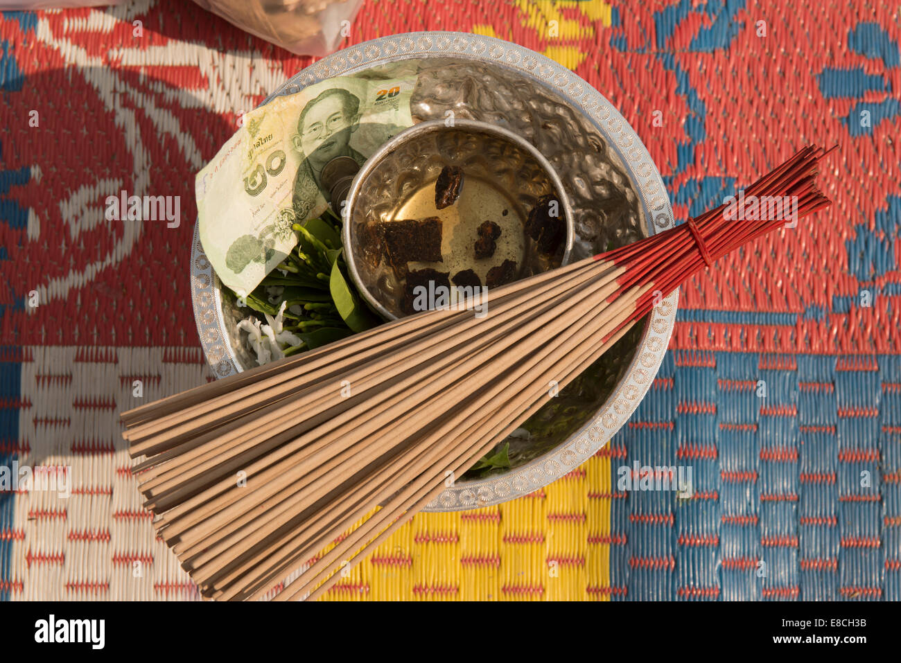 Shaman ritual for change the spiritual house in northern Thailand at ...