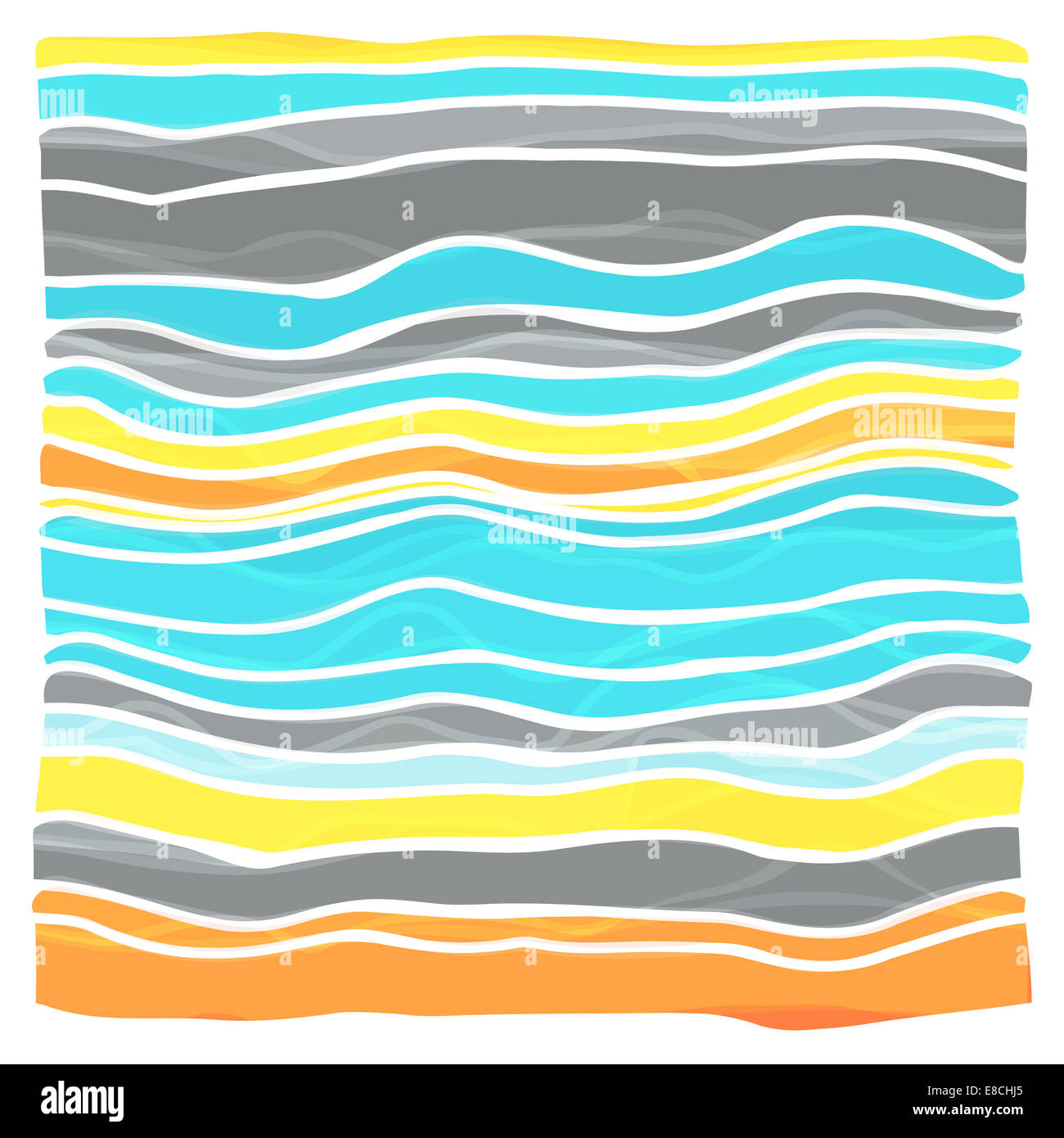 Striped wave lines Cut Out Stock Images & Pictures - Alamy