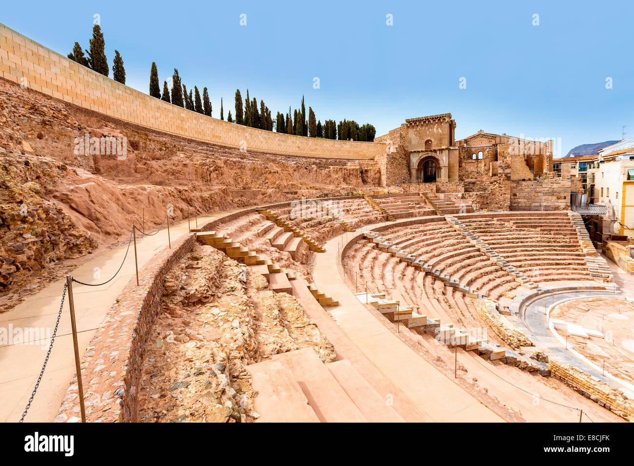Cartagena Roman Amphitheater in Murcia at Spain Stock Photo - Alamy