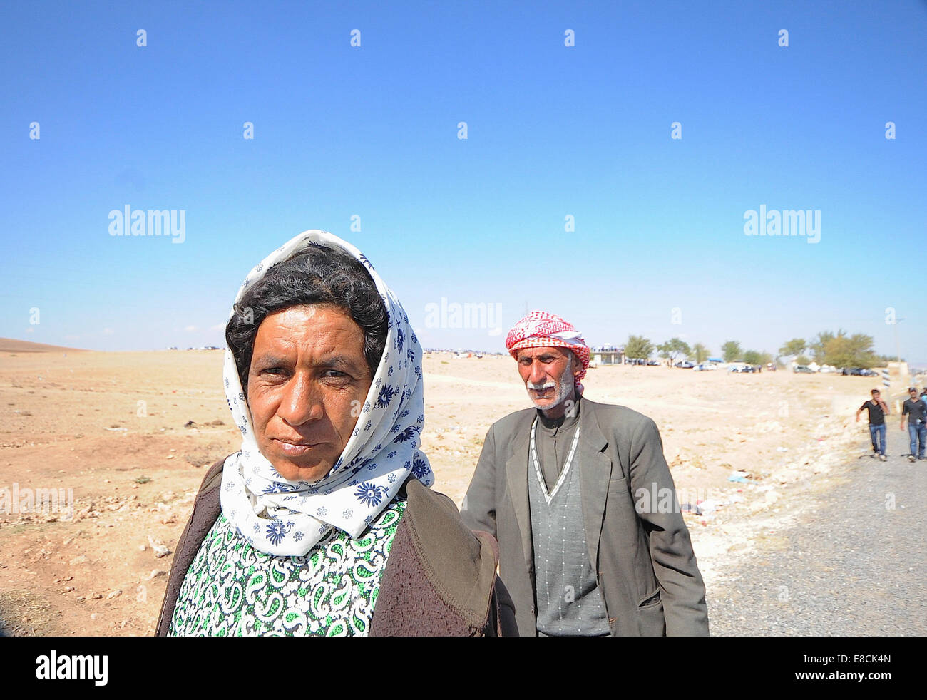 Suruc, Turkey. 5th Oct, 2014. Syrian Kurdish refugees continue to seek ...