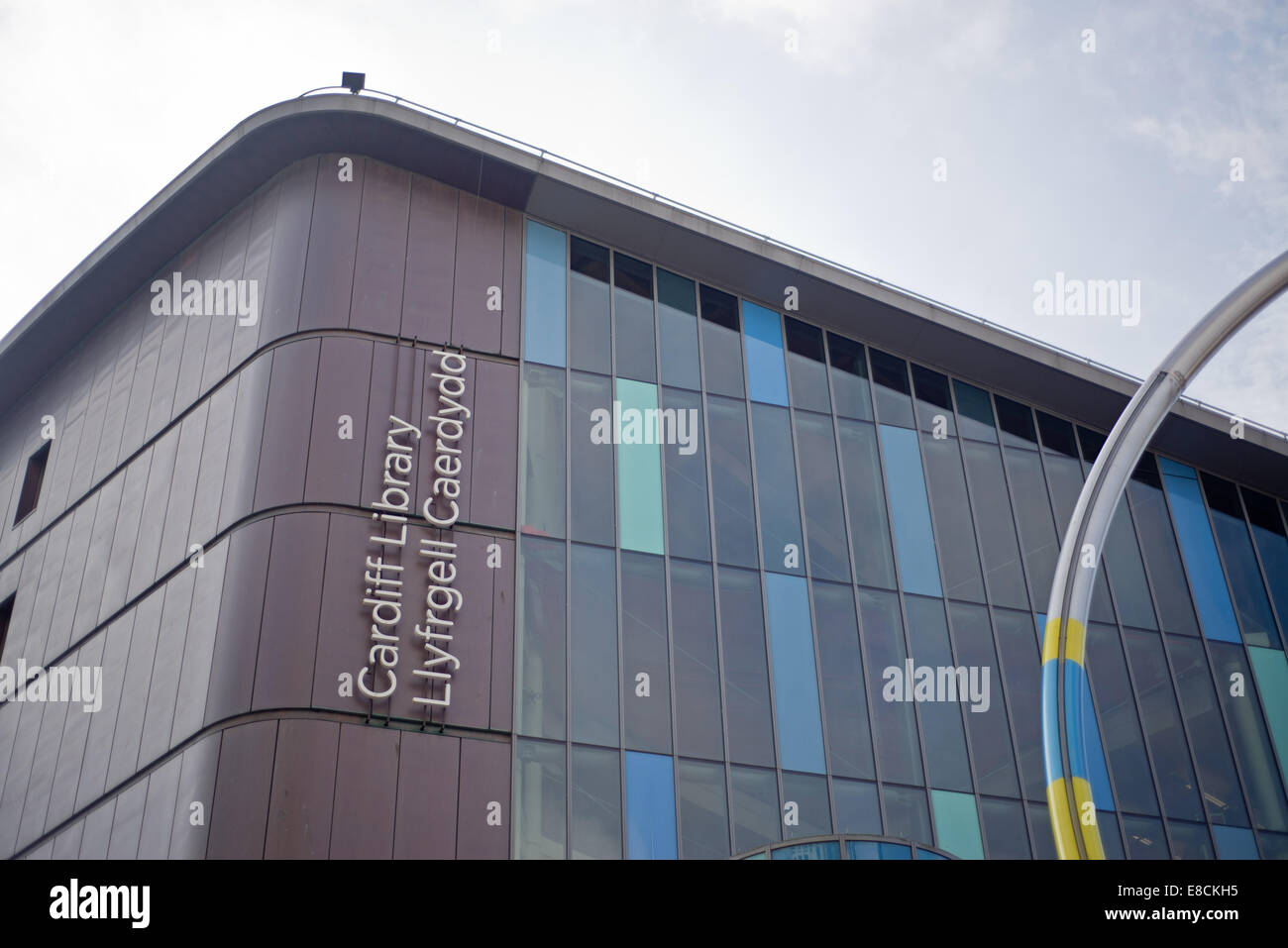 Cardiff Library, October 2014 Stock Photo - Alamy
