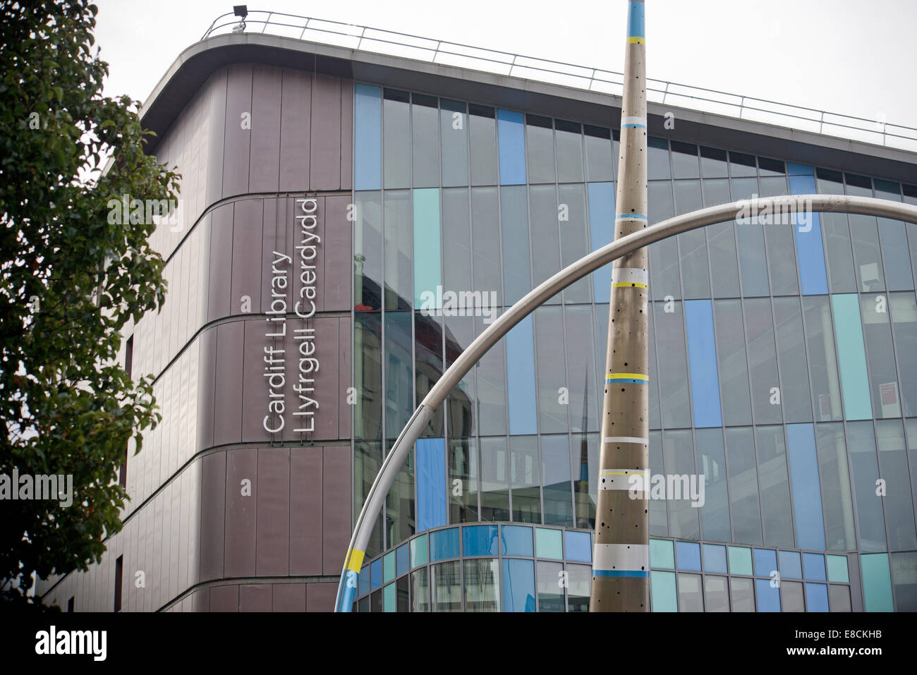 Cardiff Library, October 2014 Stock Photo - Alamy