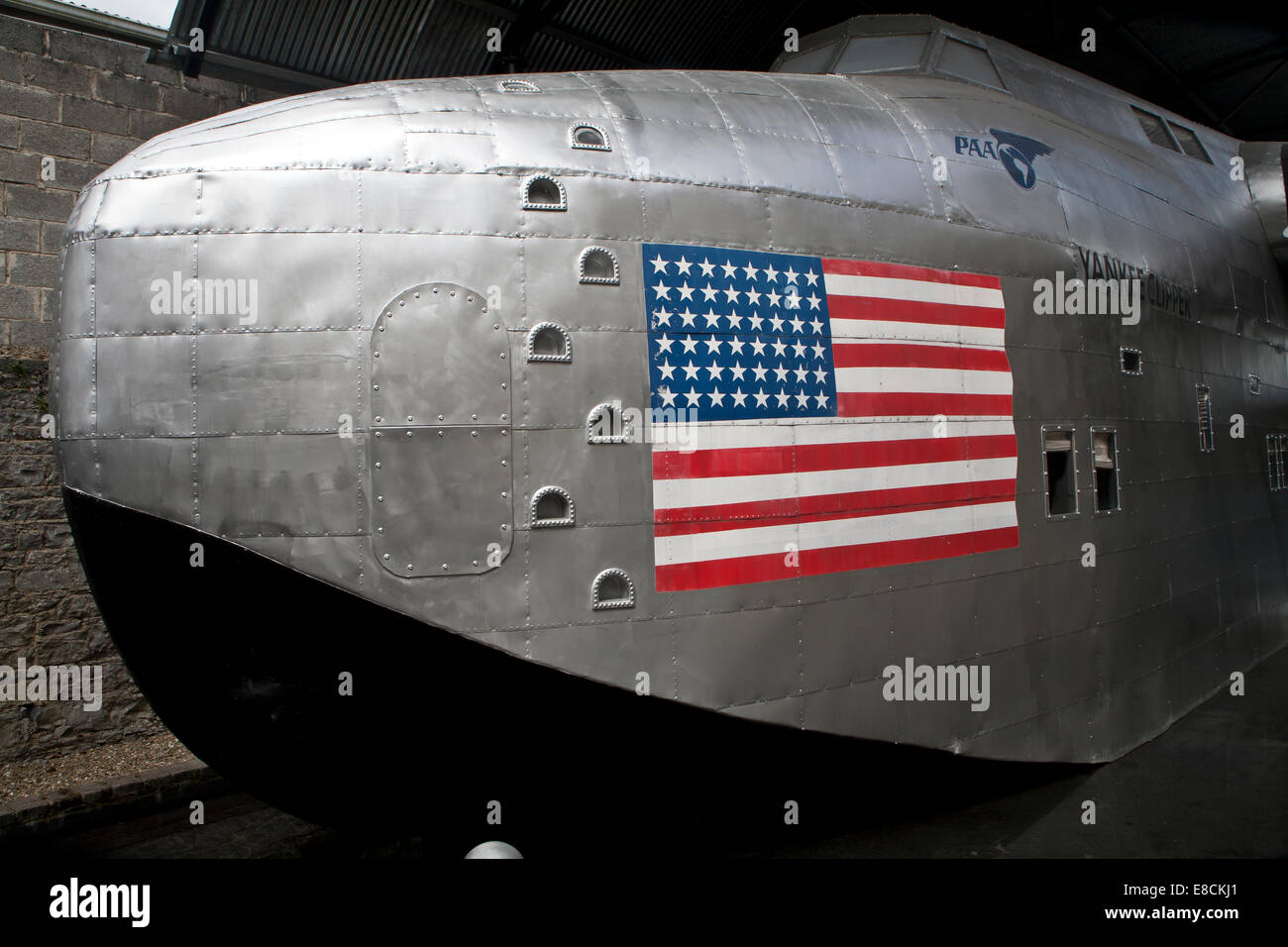 Replica of PAA flying boat Boeing 314, Yankee Clipper, Foynes Museum ...
