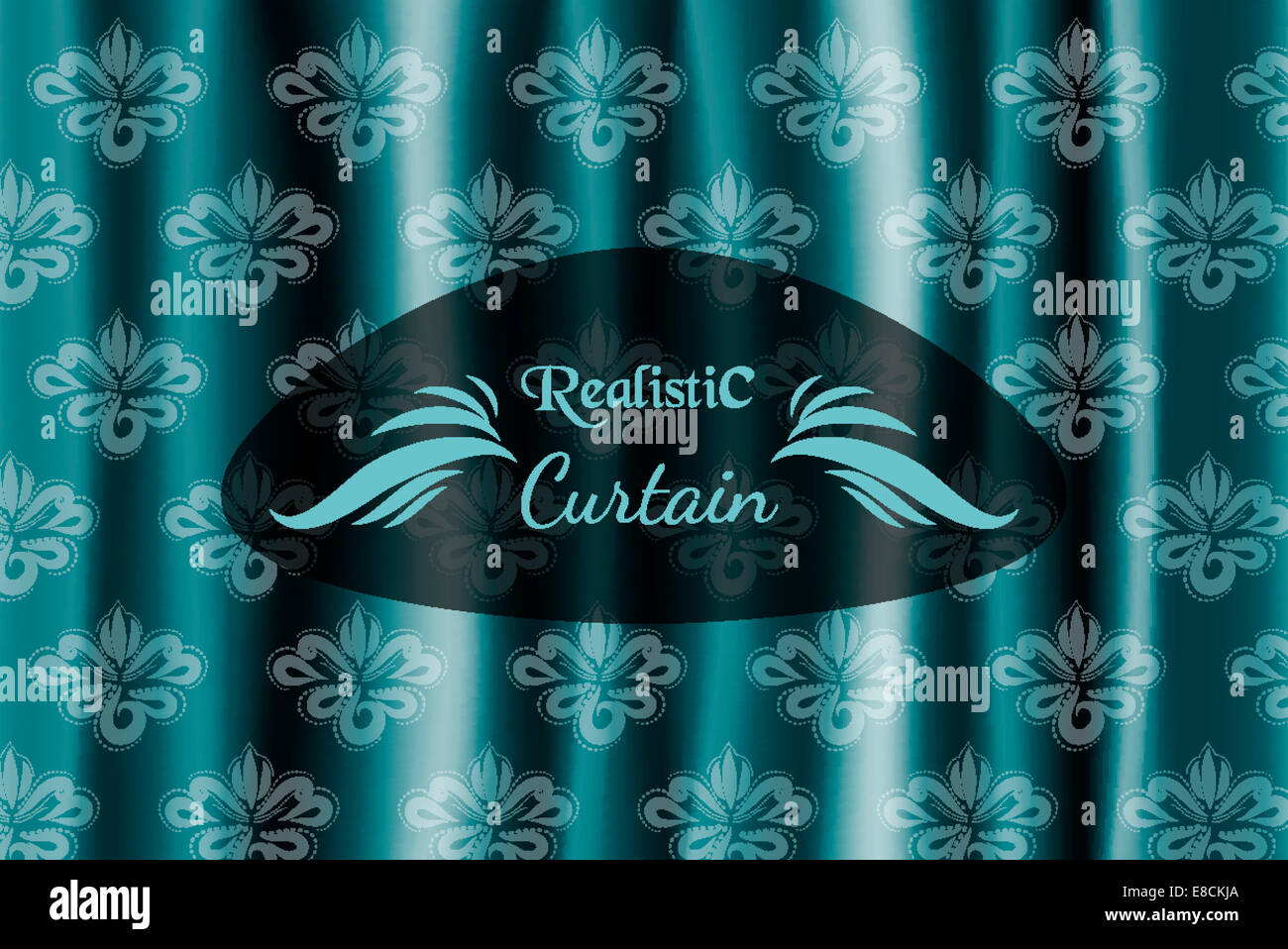 Realistic curtain hi-res stock photography and images - Alamy