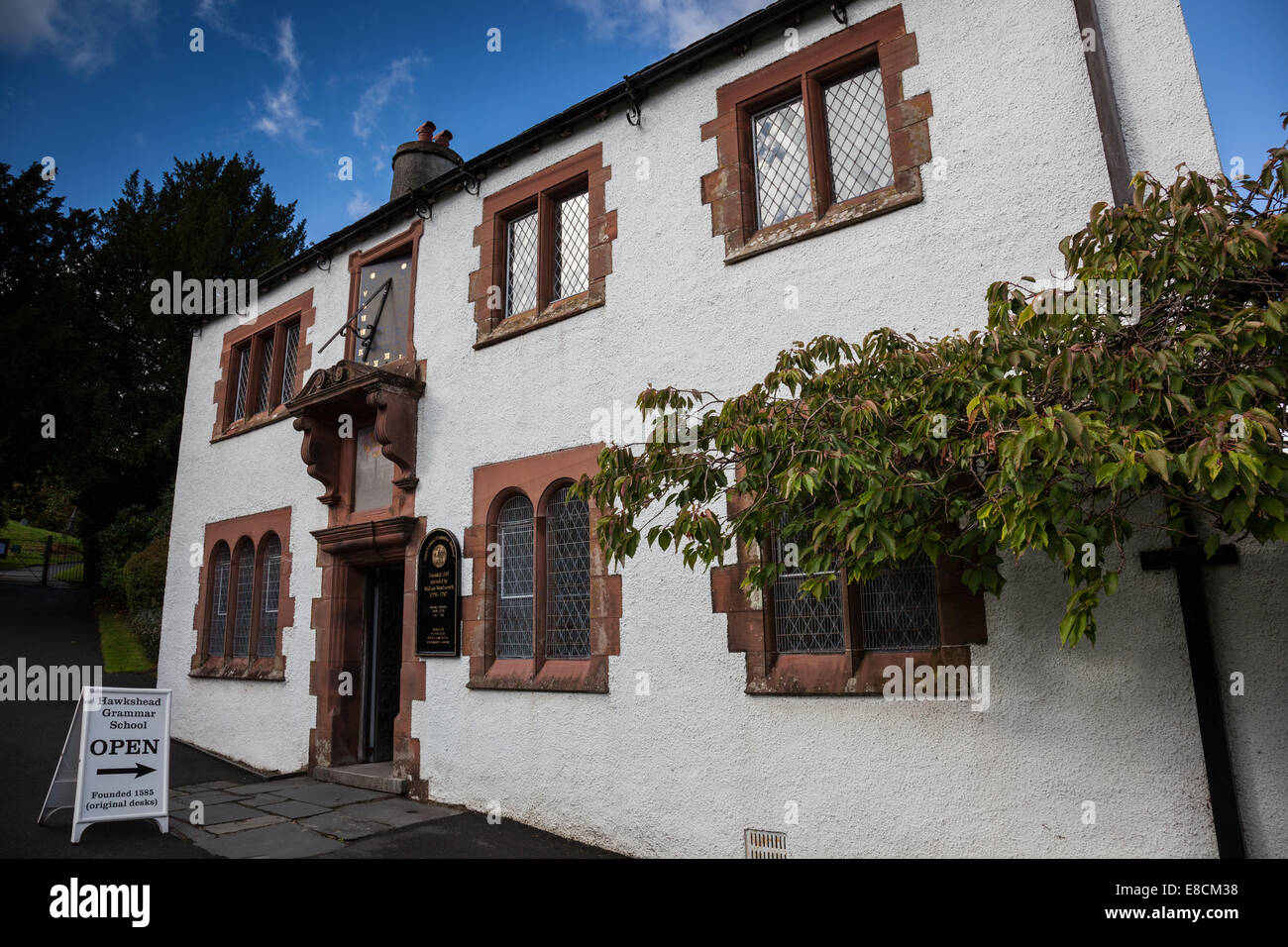 Hawkshead Grammar School, Hawkshead, Lake District National Park ...